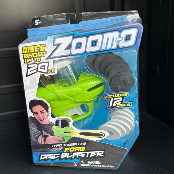 Zoom | Toys | Zoom Foam Disc Blaster Green | Poshmark